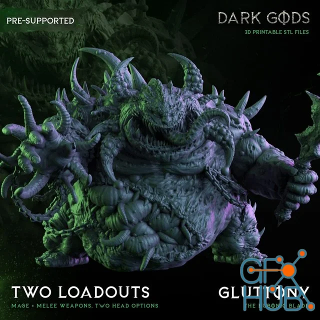3D Print Model – Gluttony the Bubonic One – Printable 104830